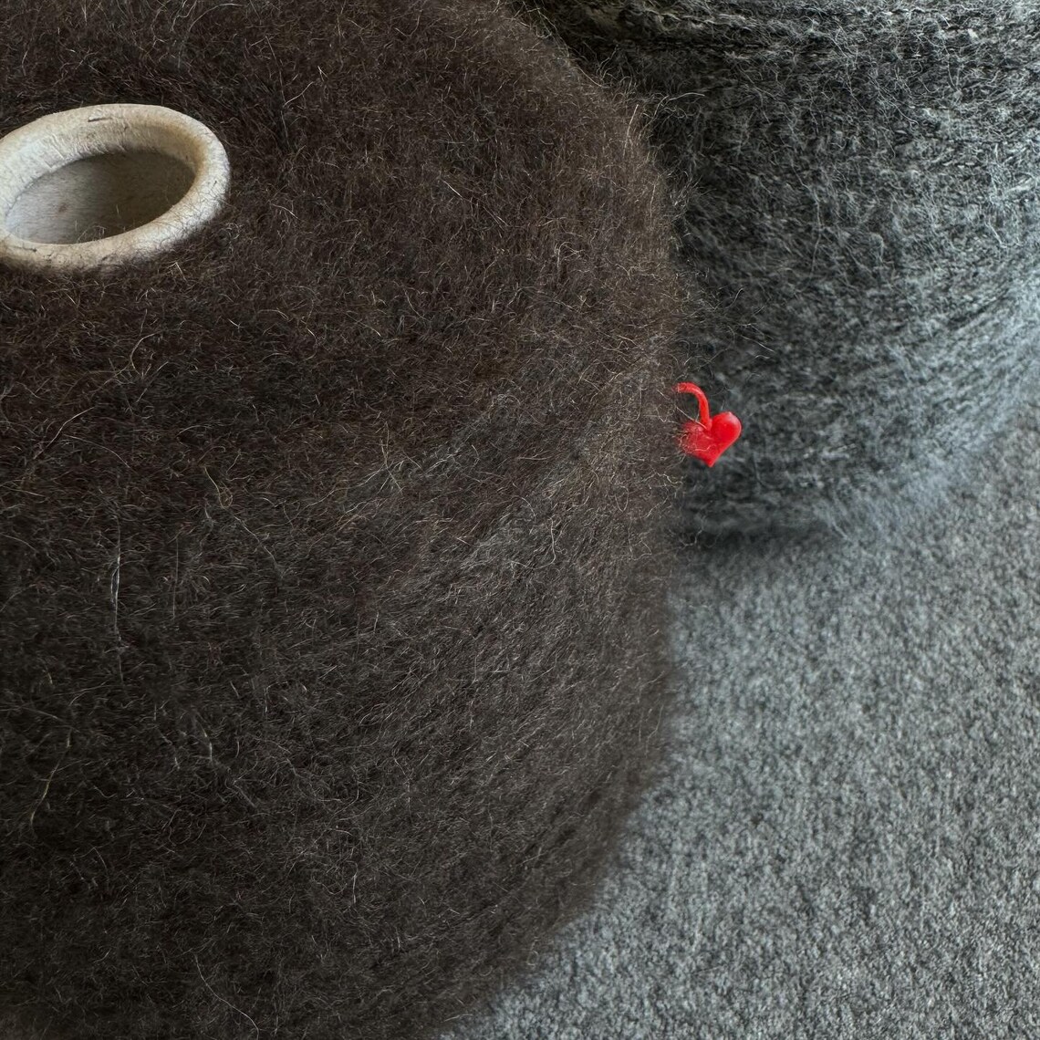 Brushed Yak Alpaca Fiber Yarn on Cone, Yak Wool, Natural Mongolian Yak ...