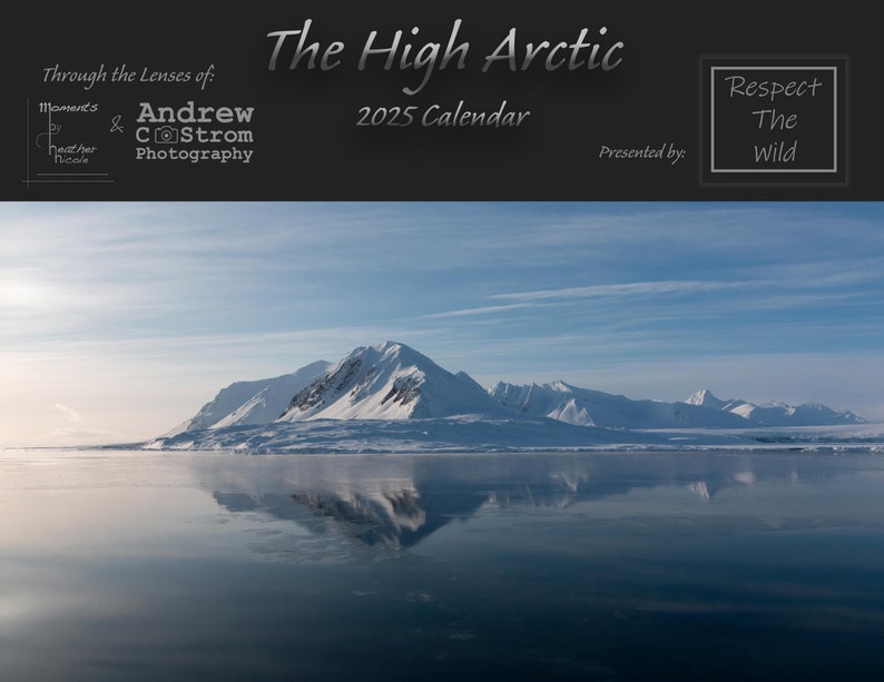 The High Arctic 2025 Calendar - Etsy