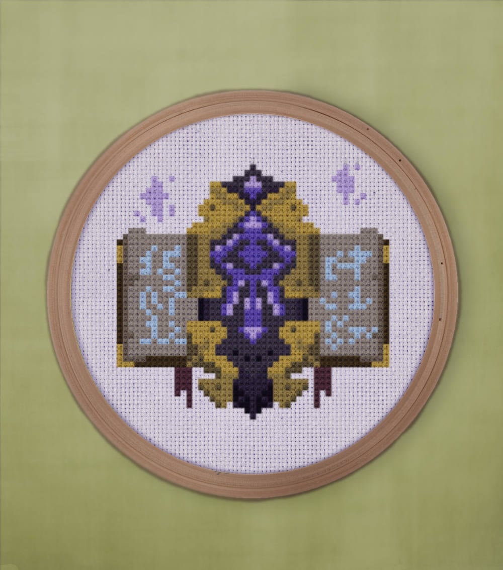 World of Warcraft Mage Symbol Cross Stitch Pattern PATTERN - Etsy