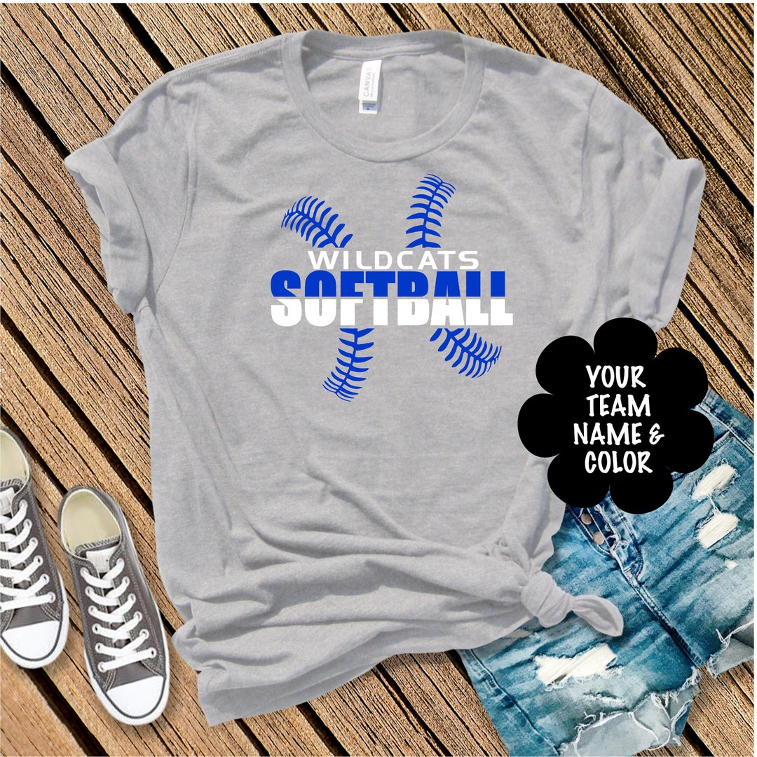 Softball Shirts, Softball Team Shirt, Softball Shirts for Women, Game ...