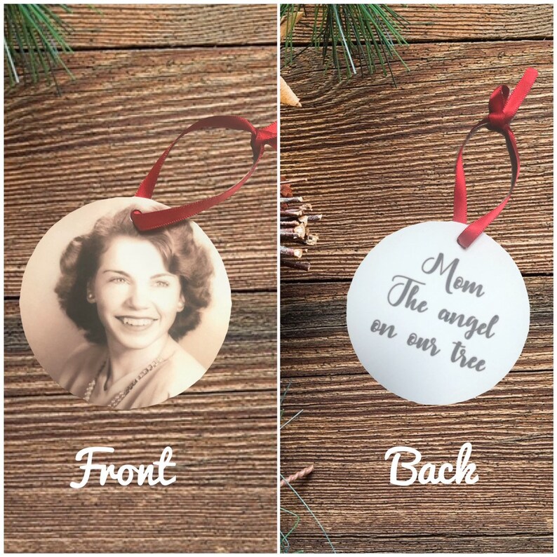 Christmas Ornament in Memory of Ornament Custom Photo - Etsy