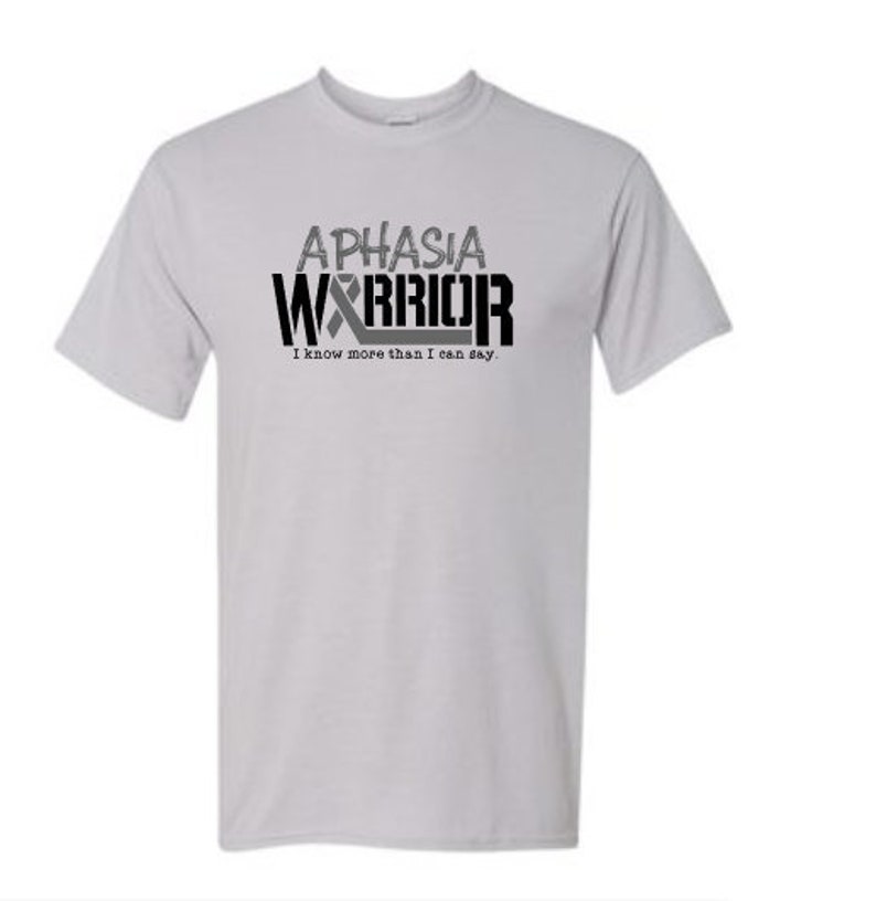 Aphasia Awareness Shirt Aphasia Shirt Aphasia Warrior - Etsy Australia