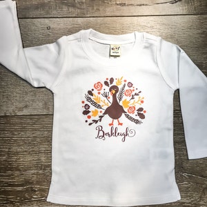 Girls Thanksgiving Shirt Personalized Thanksgiving Shirt Baby Girl ...