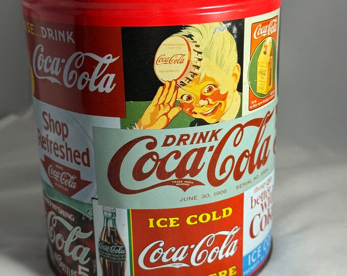 Coca- Cola Advertisement Tin With Lid; Sealed Puzzle - Etsy