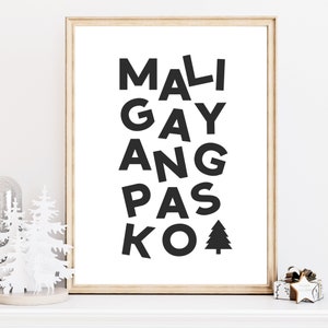 Maligayang Pasko | Filipino Christmas Art | Merry Christmas | Filipino ...