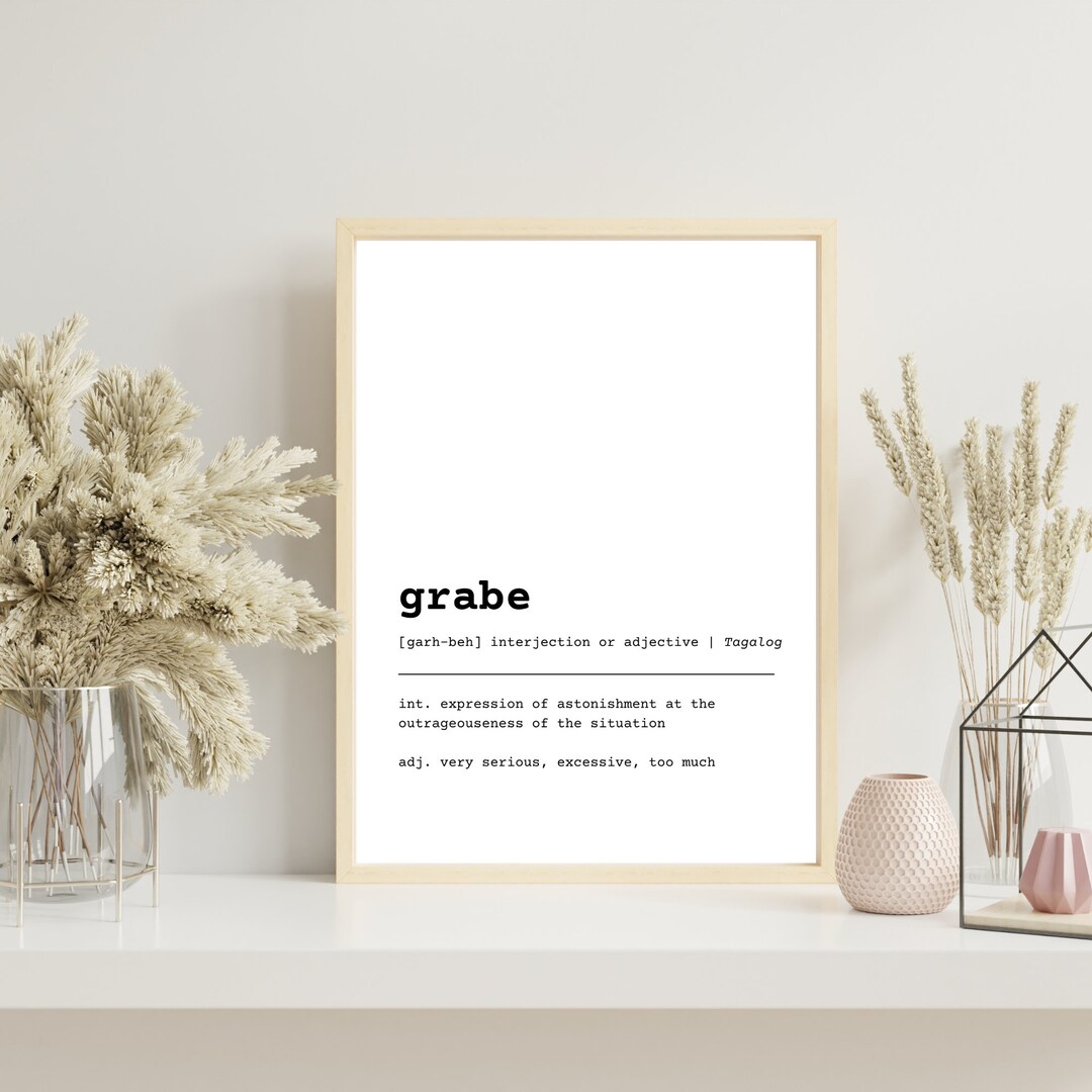 Grabe Filipino Art Tagalog Definition Filipino Phrase Philippines ...