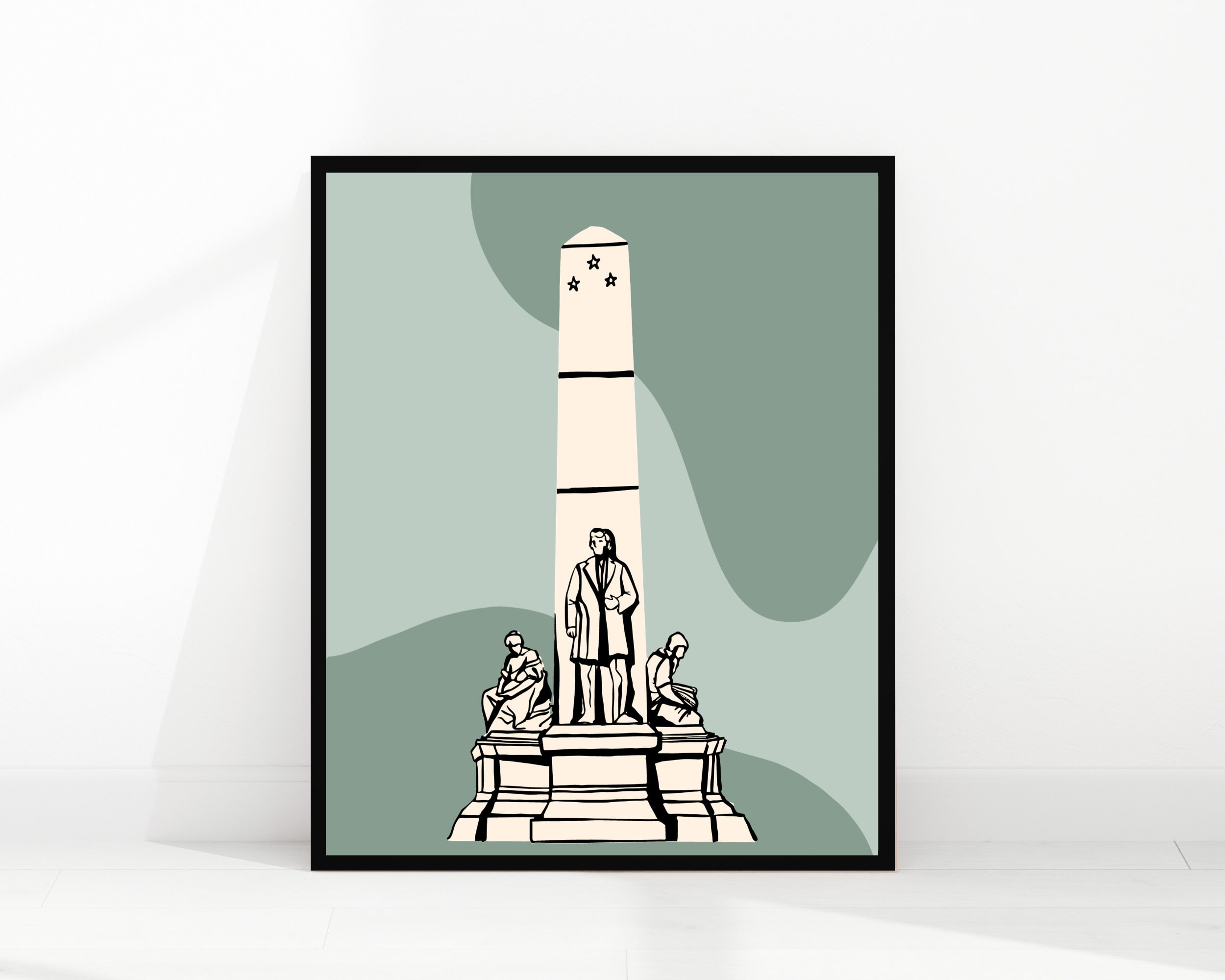 Jose Rizal Statue Silhouette