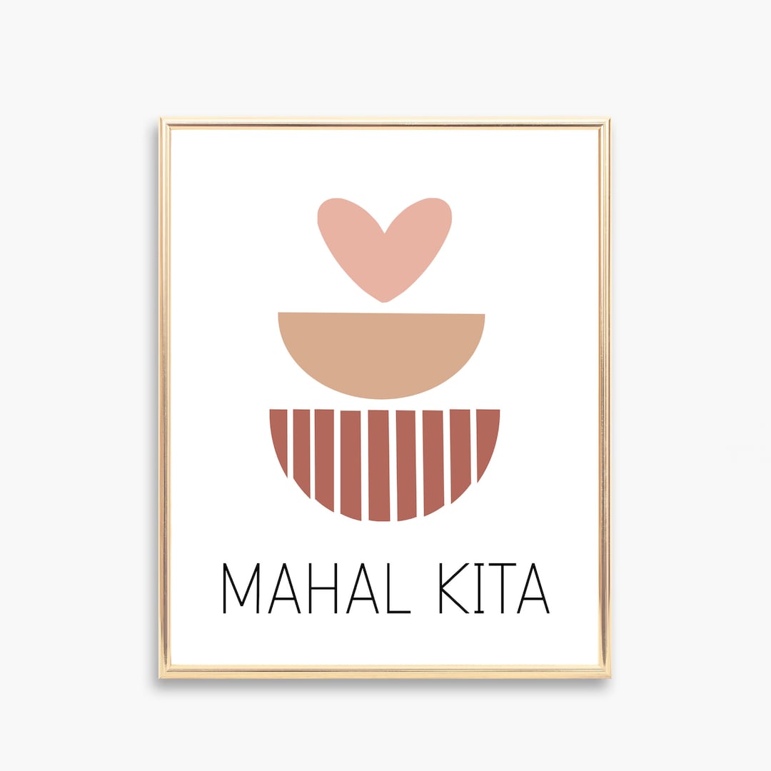 Mahal Kita | Filipino Wall Art | Tagalog Phrase | I Love You ...