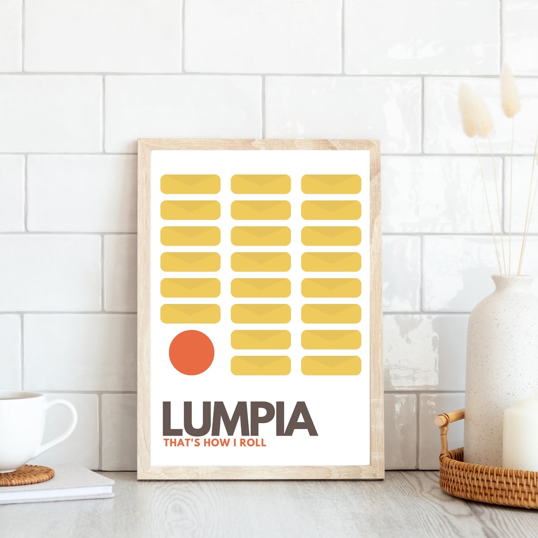 Filipino Wall Art | Lumpia | Filipino Food | Philippines | Filipino ...