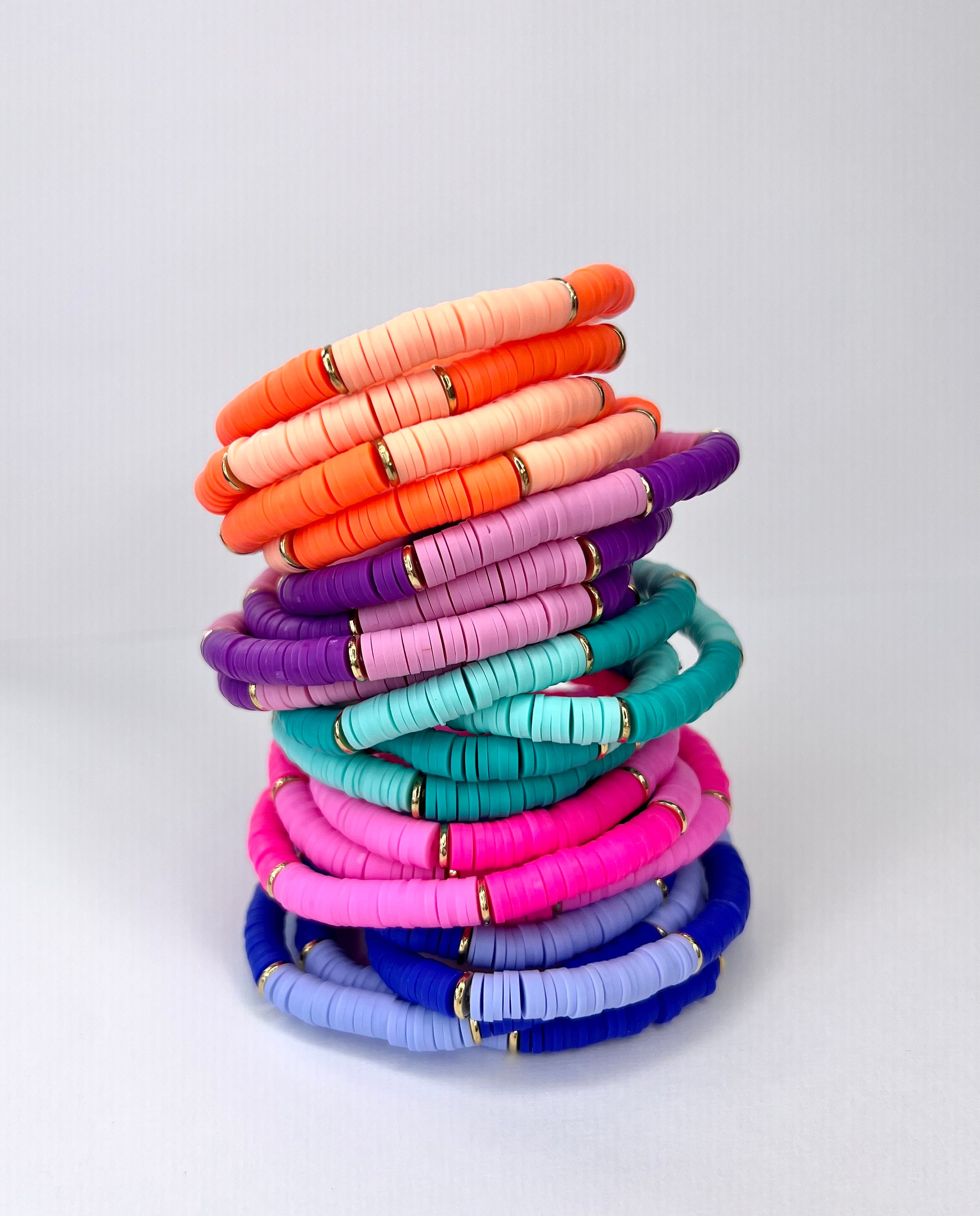 Colorful Stack Bracelets Create a Stack Neon Jewelry Stacks - Etsy