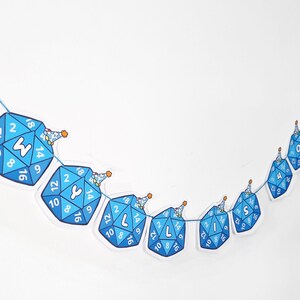 Printable Dnd Birthday Banner, Birthday Garland Download, Dungeons and ...