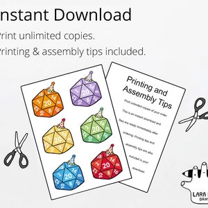 Dnd Birthday Banner: Printable Dungeons and Dragons Garland (digital ...