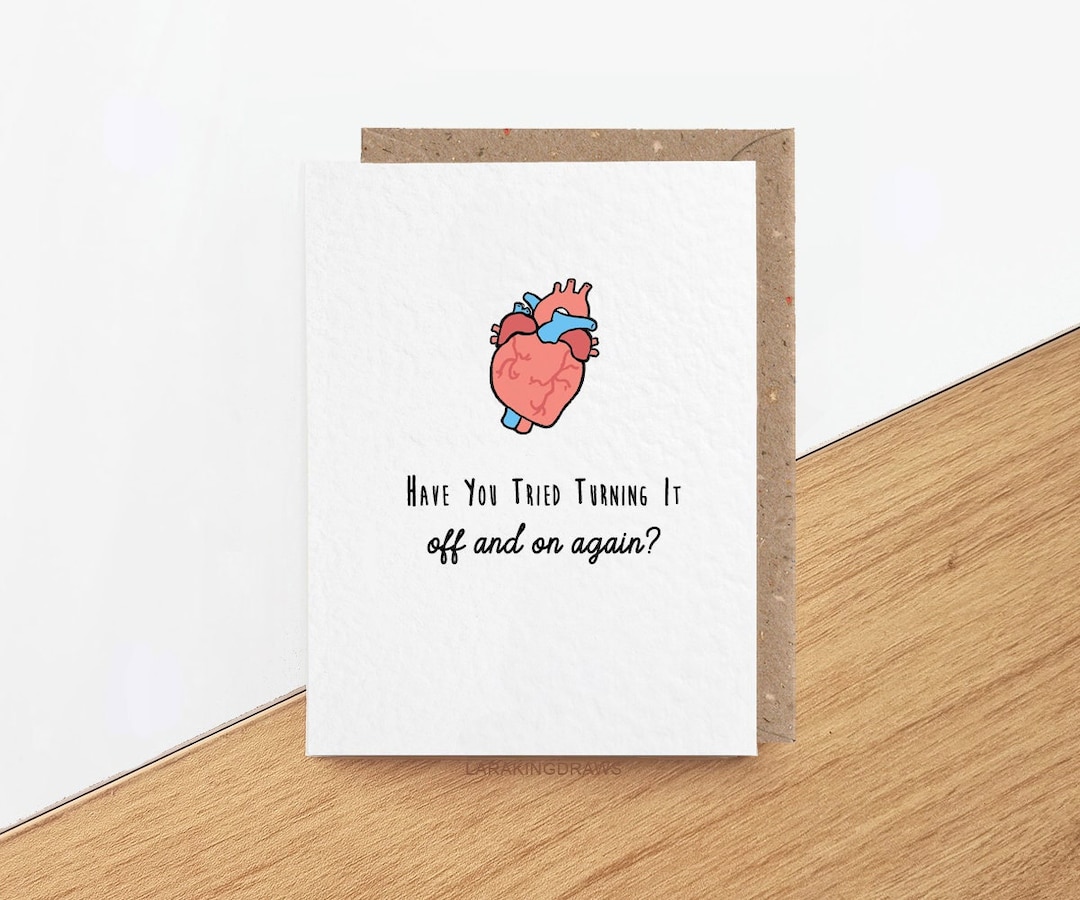 Funny Open Heart Surgery Card, Bypass Pacemaker Aortic Valve Operation ...