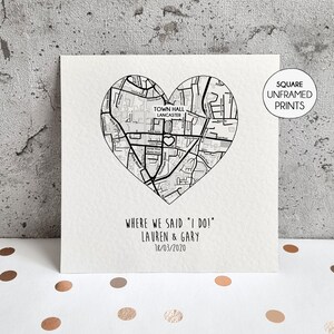 Personalised First Date Map Anniversary Gift for Boyfriend - Etsy