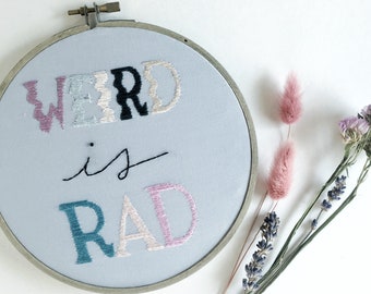 Weird is Rad | Etsy