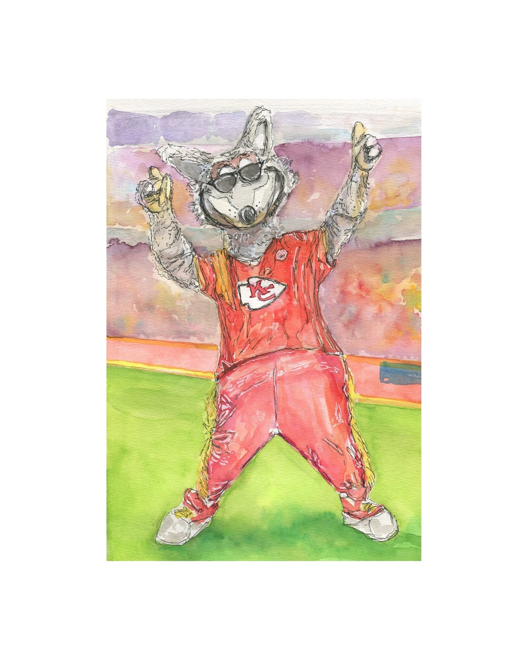 KC Wolf Red Kingdom Kansas City Chiefs Champions - Etsy