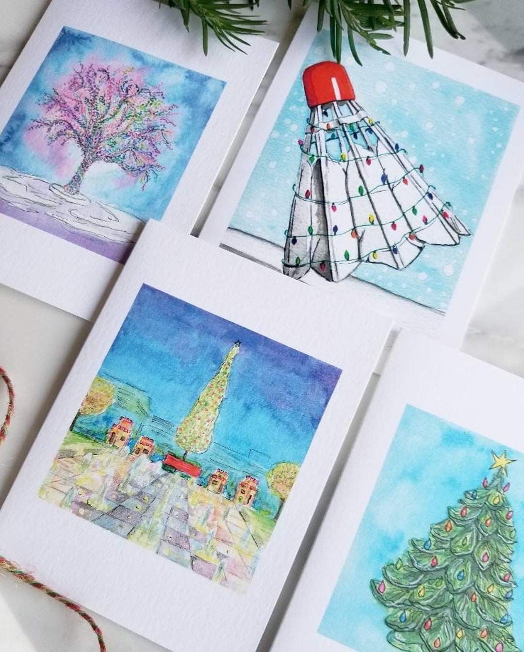 Holiday Card Pack Featuring Options of 4 Images see Variations ...