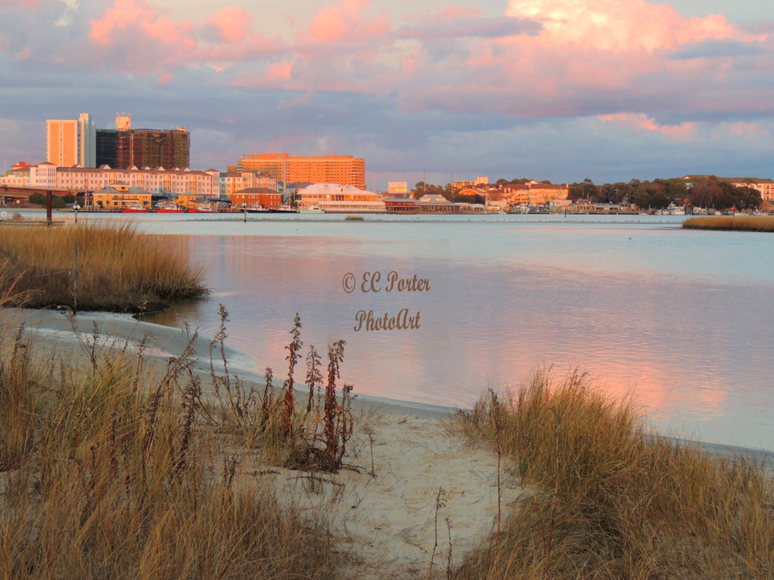 Virginia Salt Marsh - Early Sunset - Etsy