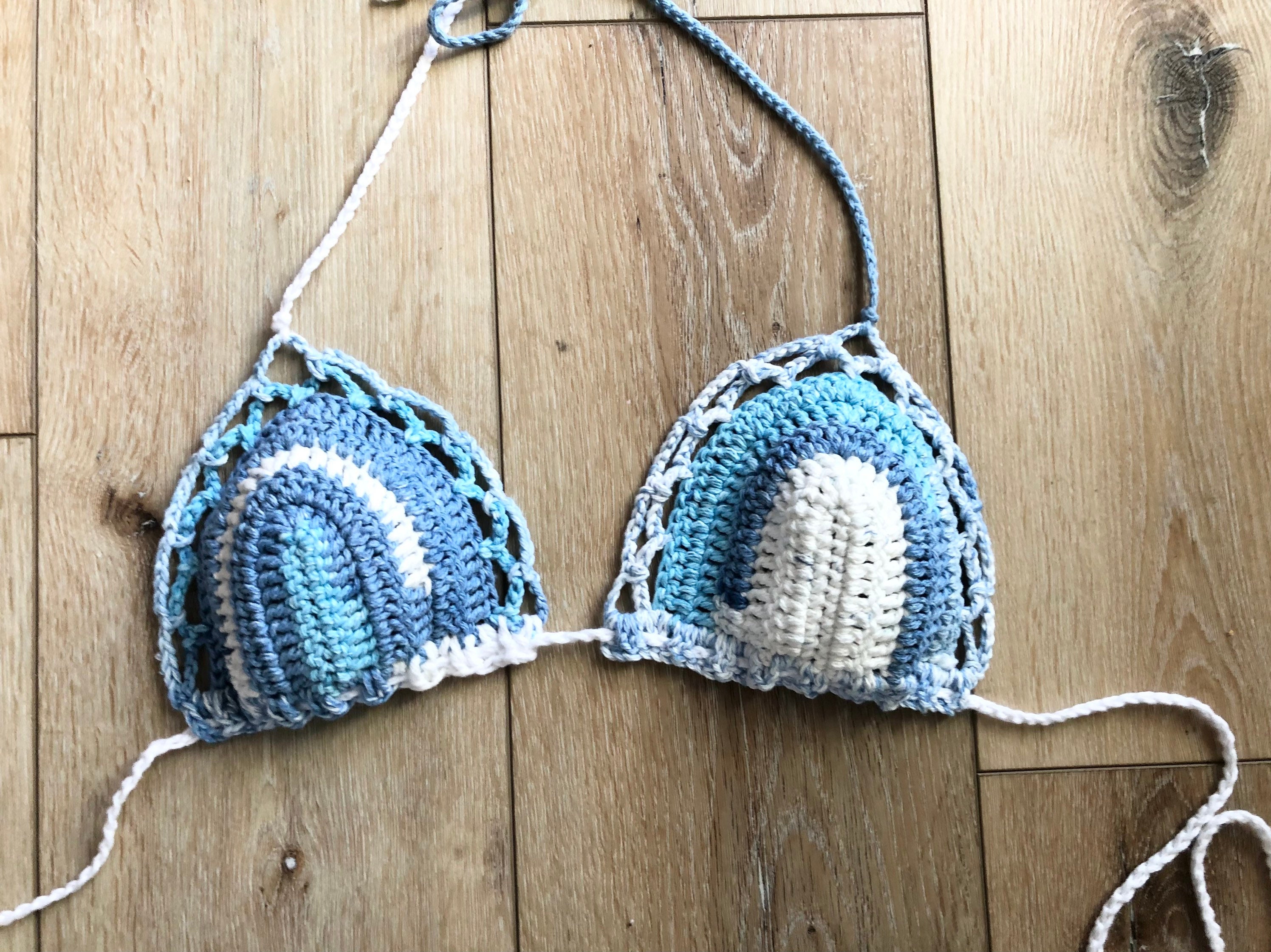 Adjustable Crochet String Bikini Top - Etsy