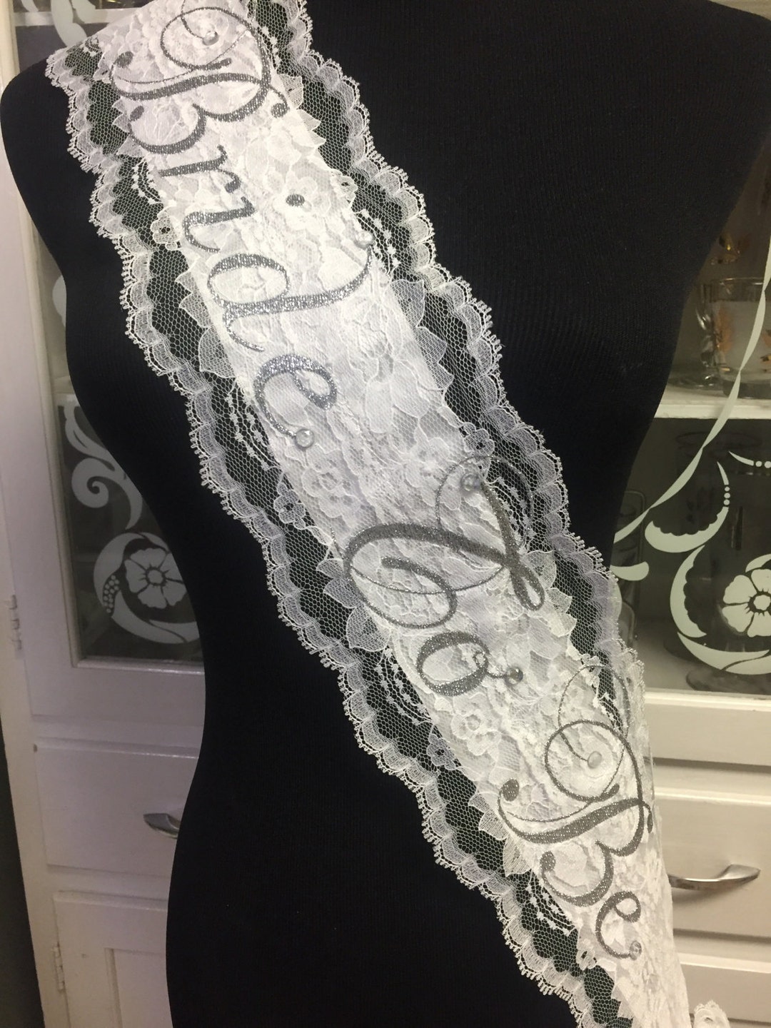 Party Lace Sash, Bridal Sash, Wedding Sash, Bride to Be Sash ...