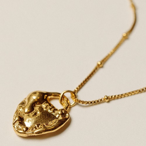 Rosetta Necklace 24K Gold Plated Necklace Ancient Jewelry - Etsy