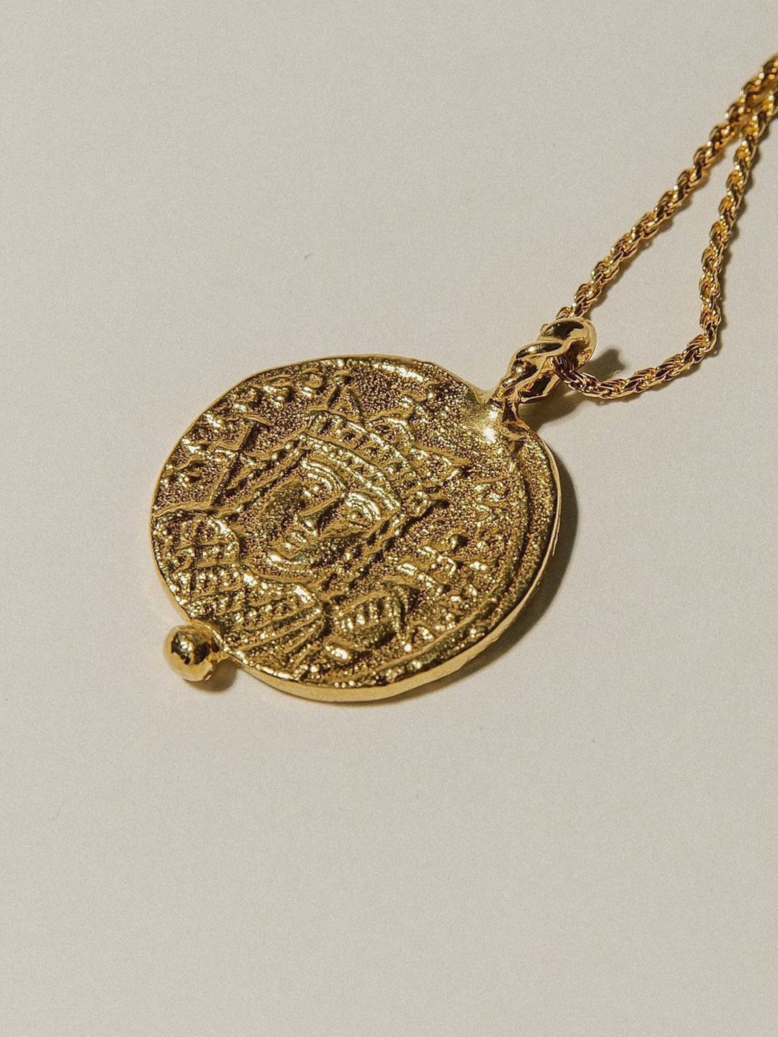 Temple of Dea Roma Necklace 24K Gold Plated Ancient Jewelry - Etsy Canada