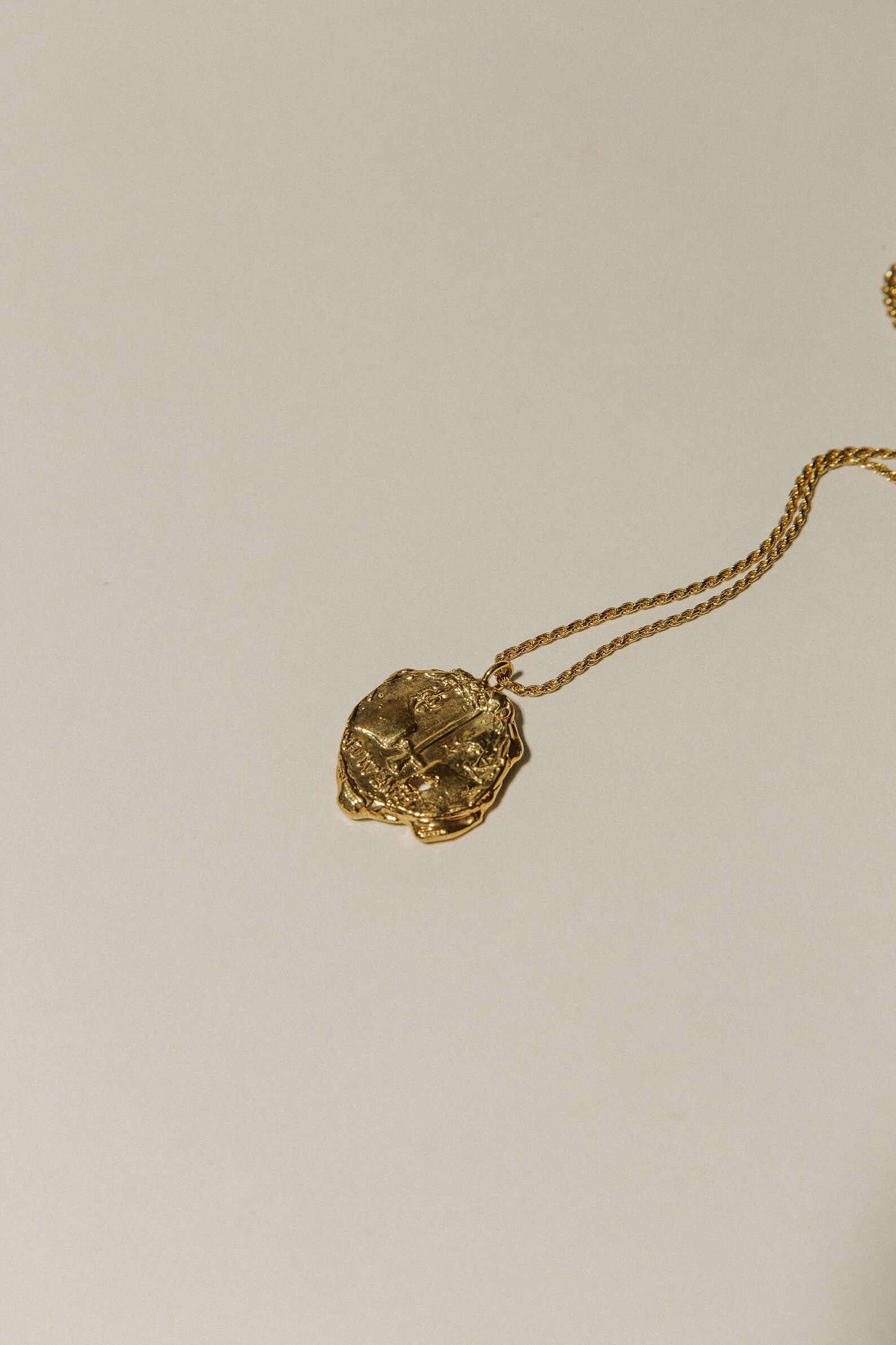 Creation of Adam Necklace 24K Gold Plated Necklace Handmade - Etsy Canada