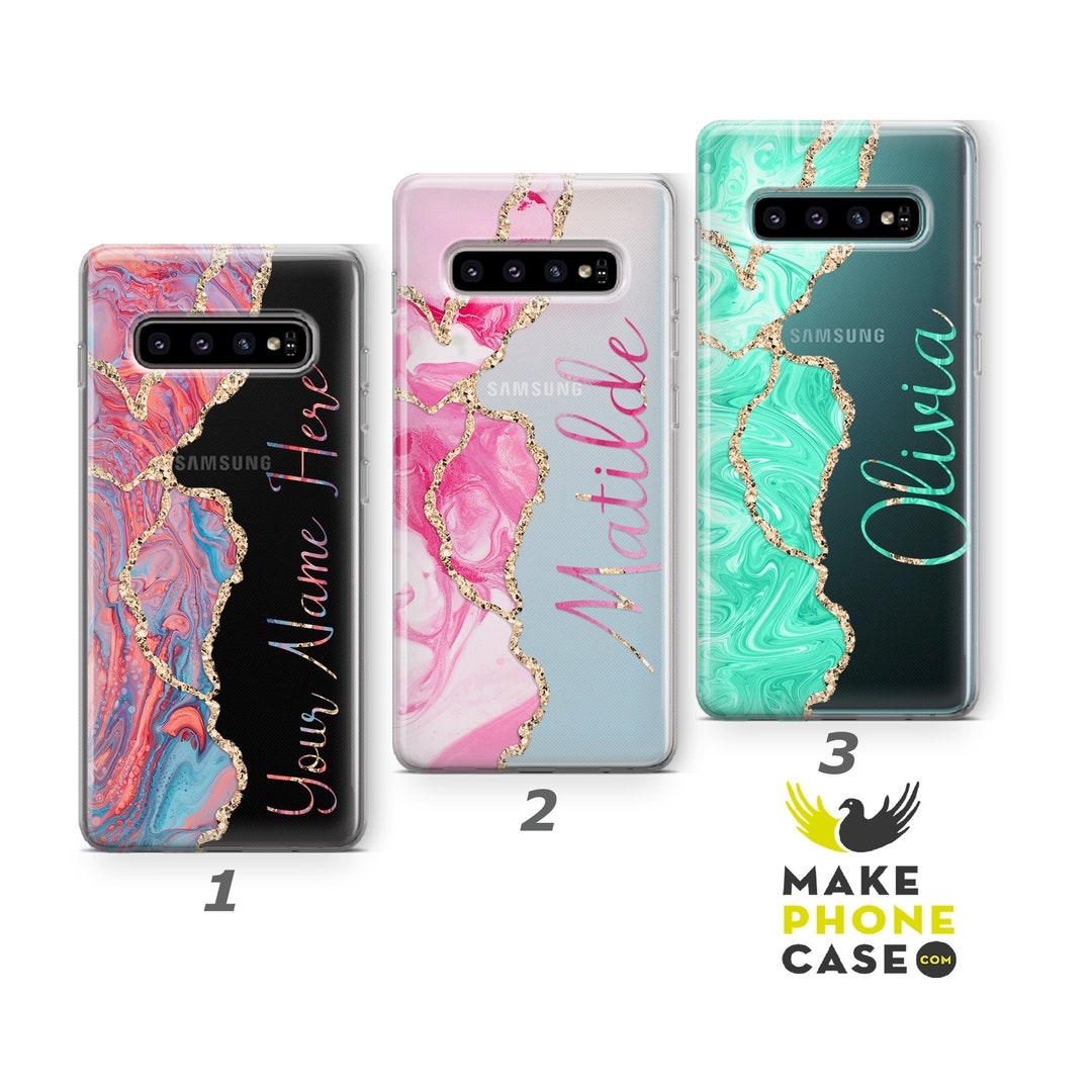 Marble Personalized Custom Name Phone Case | Phone Case for Samsung ...