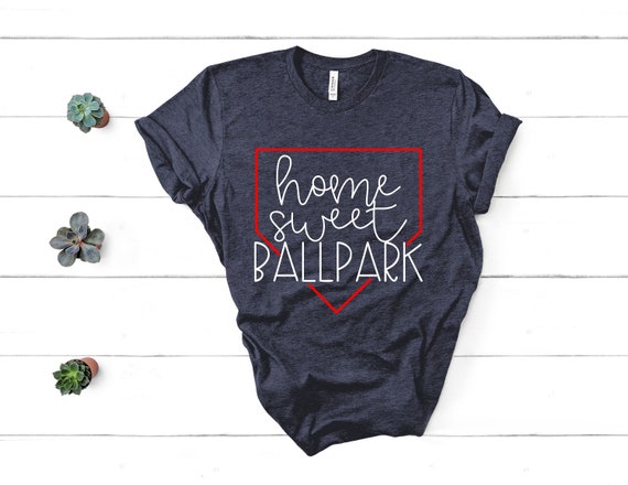 Baseball Softball Mom Home Sweet Ballpark Home Plate Ball Mom | Etsy