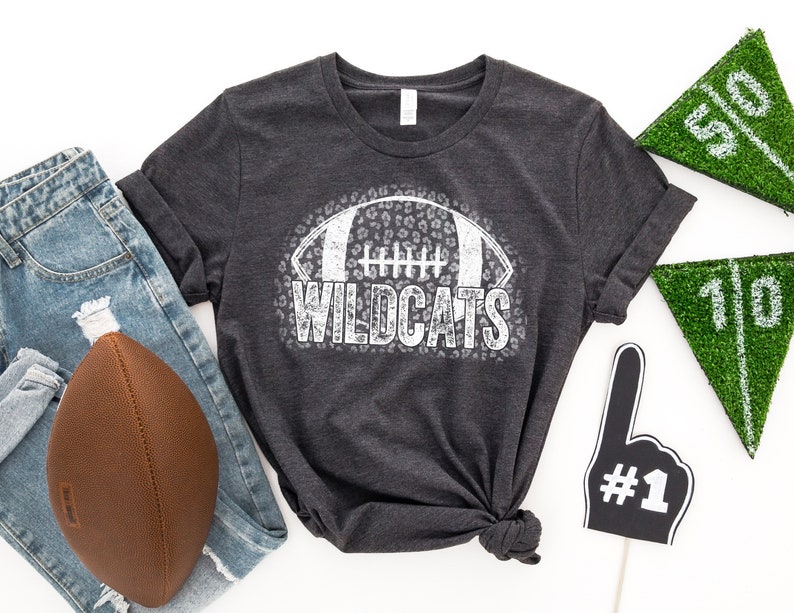 Team Spirit Shirt Wildcats Leopard Football Mom Parent Gift - Etsy