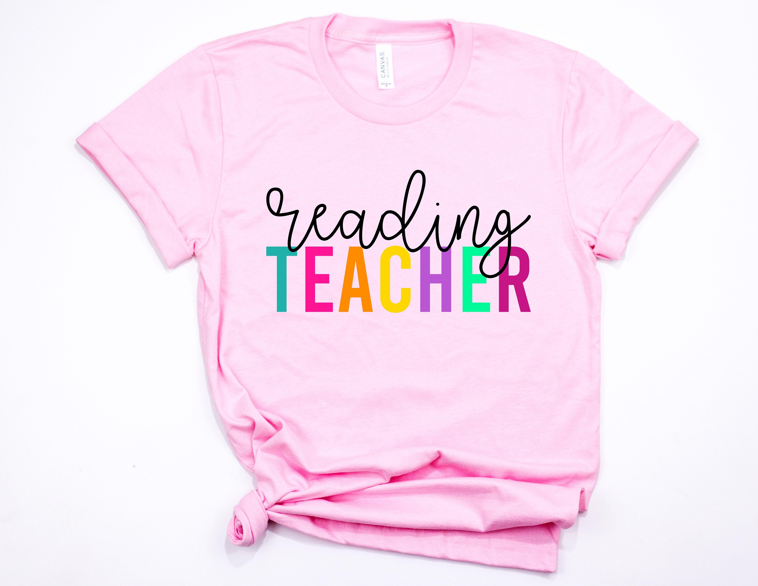 School Teacher Shirt Reading Teacher ELA Tee T-shirt Minimalist Womens ...