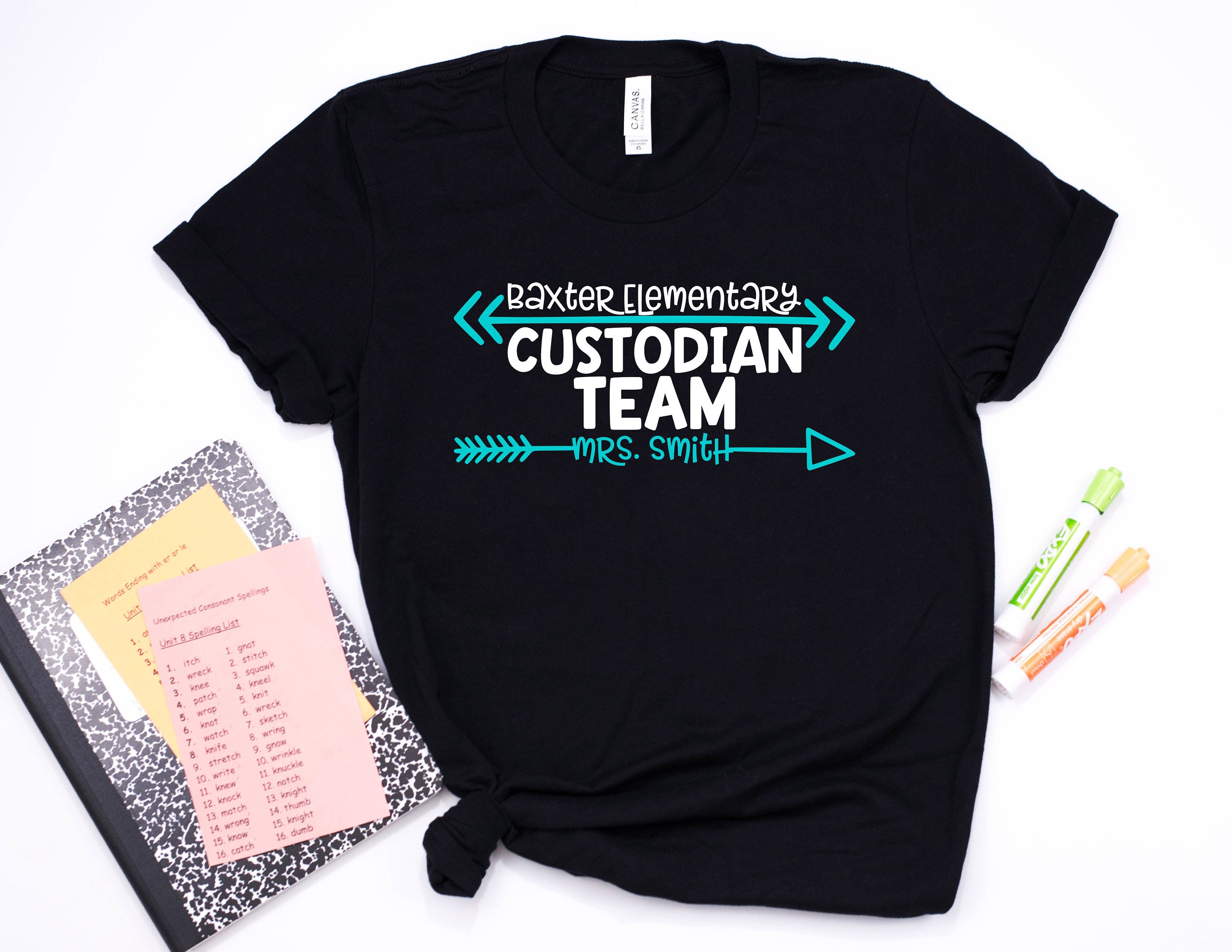 Teacher Shirt Custodian Team Tee T-shirt Shirt Unisex - Etsy