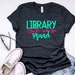 Librarian Shirt Library Squad Tee T-shirt T Shirt Minimalist - Etsy