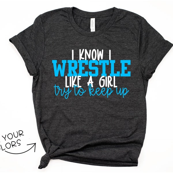 Girls Wrestling Shirt - Etsy