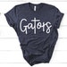 Team Spirit Shirt Gators Team Mom Wife Parent Gift Short-sleeve Unisex ...