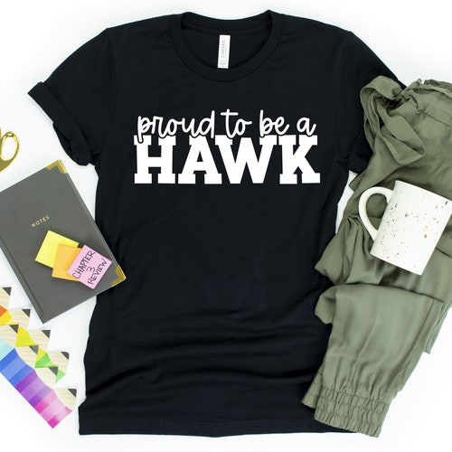 Team Spirit Shirt Go Hawks Mom Wife Parent Gift Short-sleeve - Etsy