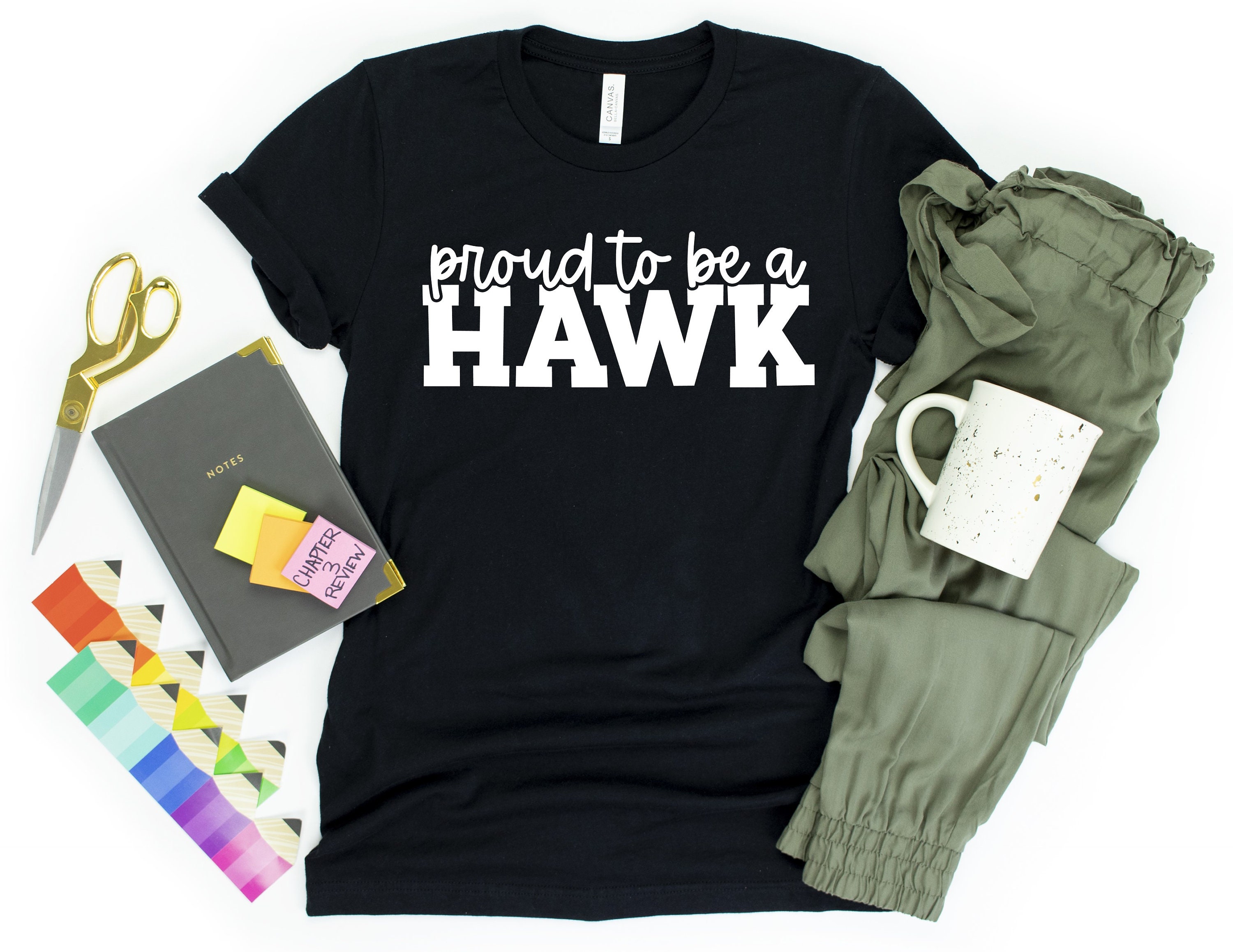 Team Spirit Shirt Proud to Be a Hawk Mom Teacher School Gift - Etsy