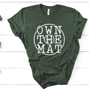 Wrestling Shirt Own the Mat Wrestler Mom Shirt T-shirt T Shirt Tee ...