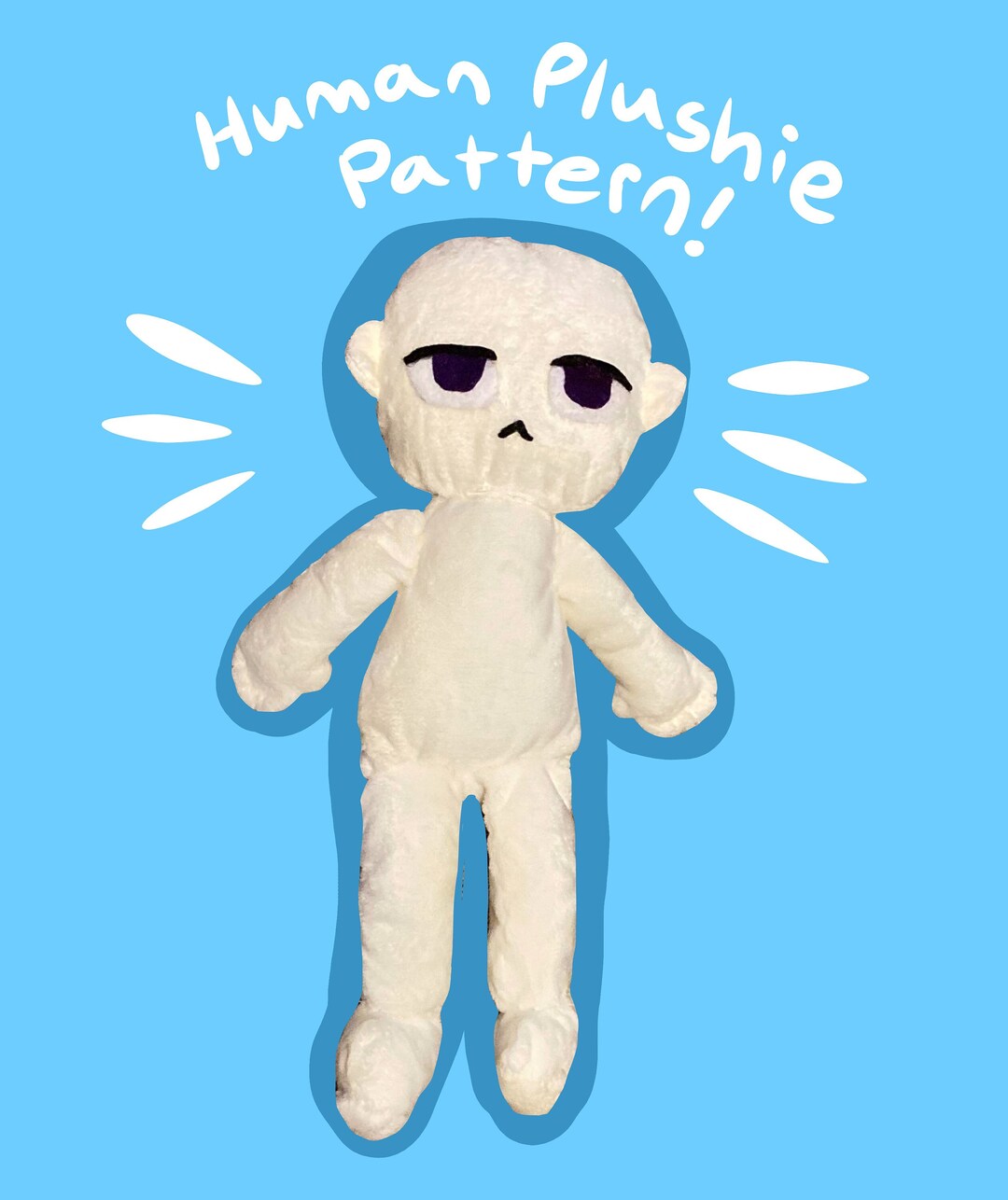 Human Plushie Sewing Pattern 4 Page PDF Download - Etsy