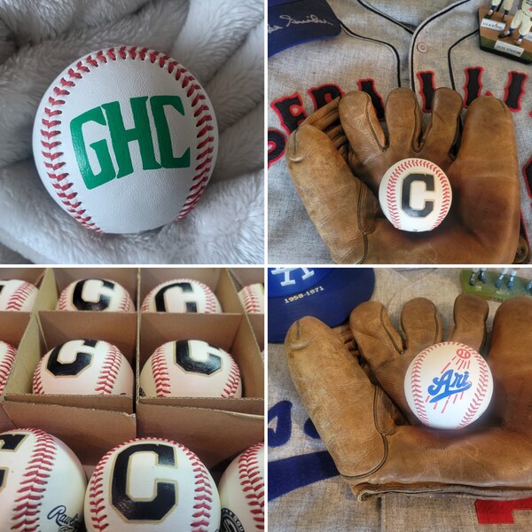 Painted Baseball - Etsy