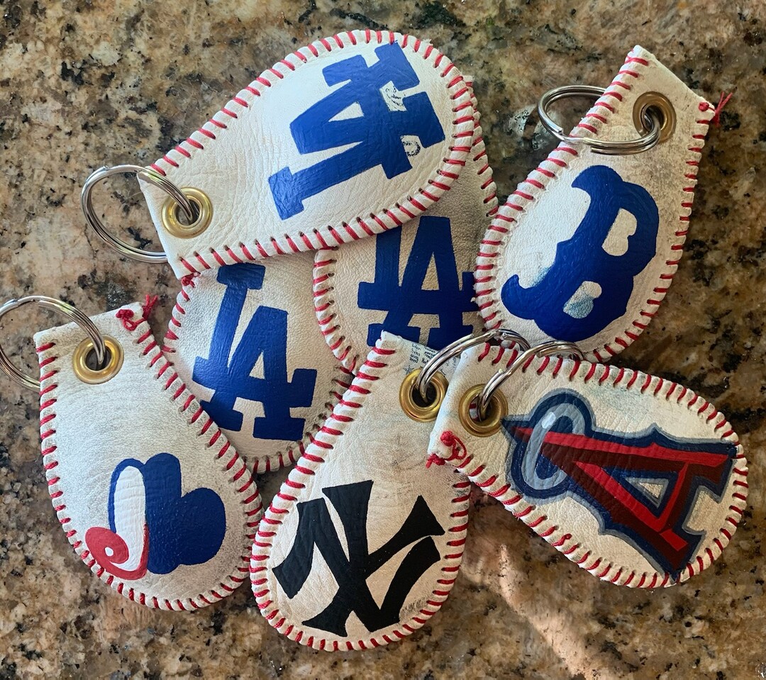 Handpainted Key Chains Made From Official MLB/MILB Baseballs - Etsy