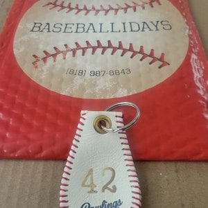 Personalized Hand Made Baseball Key Chain - Etsy