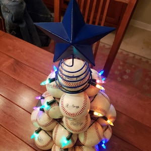 Baseball Christmas Tree - Etsy