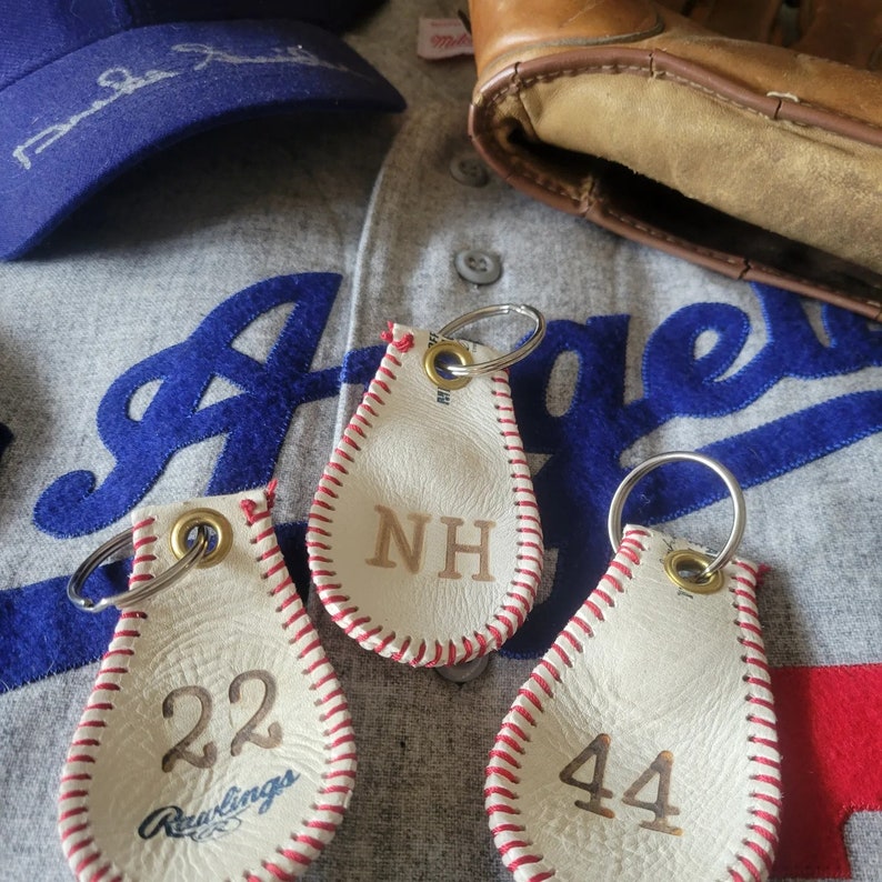 Personalized Hand Made Baseball Key Chain - Etsy