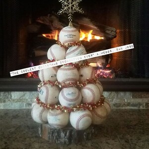 Baseball Christmas Tree - Etsy