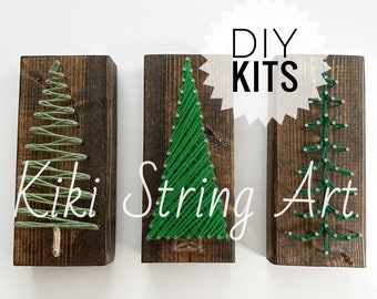 DIY Christmas Tree String Art Craft Kit - Christmas Decor - Christmas ...