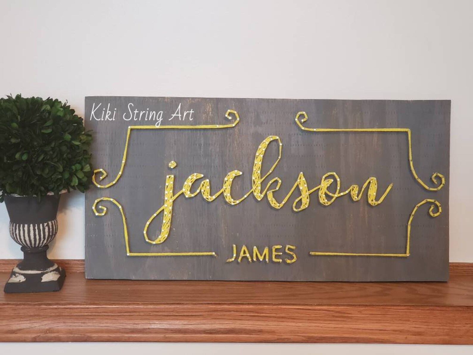 Name Sign String Art String Art Name Child Name Sign Wood | Etsy