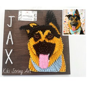 String Art Dog, Custom Dog Portrait Sign, Personalized Gifts for Pet ...