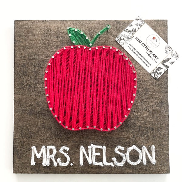 Apple String Art - Etsy