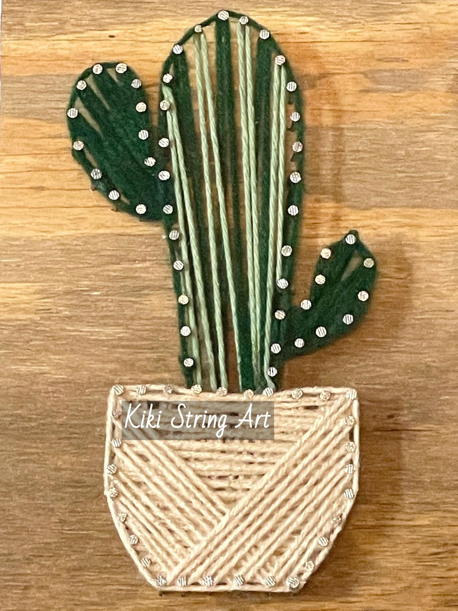 String Art Cactus Pattern DIY Cactus String Art Wall Decor - Etsy